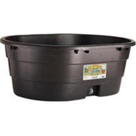 Little Giant Poly Oval Stock Tank (Black) Heavy Duty Feeding & Watering ...